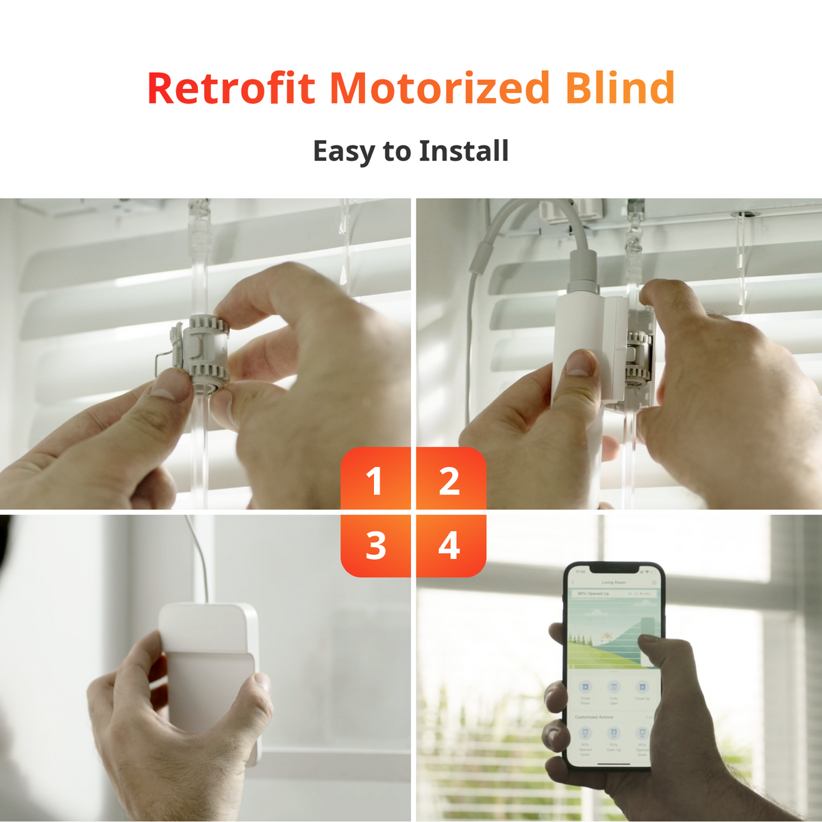 SwitchBot Blind Tilt | Solar-Powered Smart Blinds Automation Device ...